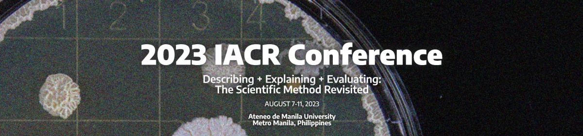 IACR Conference 2023 – Manila, Philippines + Online, August 7-11 | Centre for Social Ontology